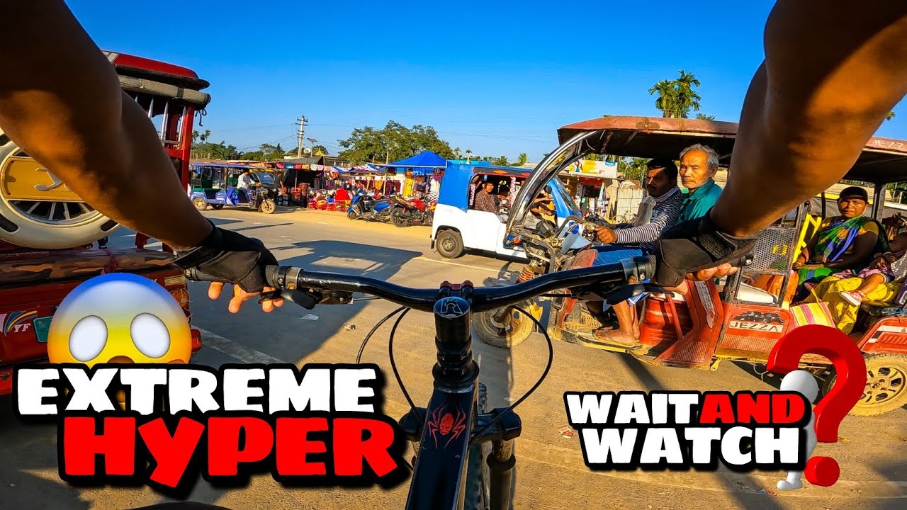 extreme hyper ride in public 😱 || today ride gone so crazy and so epic ...