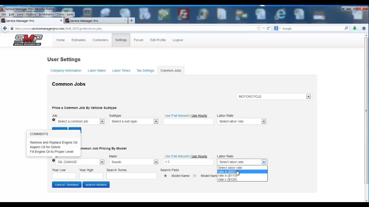 Service Manager pro 2.0 Common Jobs Publishing - YouTube