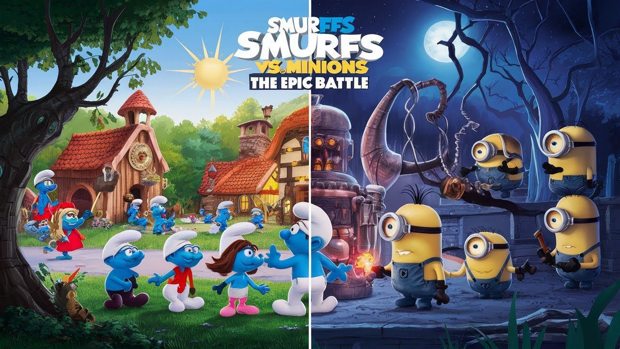 The Smurfs and Minions: Uniting Against Adversity - YouTube