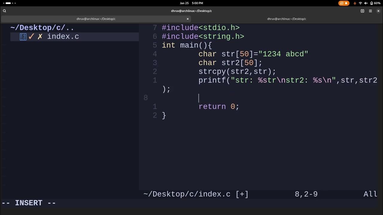 strcpy function - YouTube