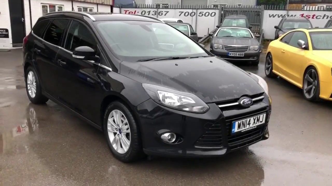 Black Ford Focus Titanium estate Automatic - YouTube