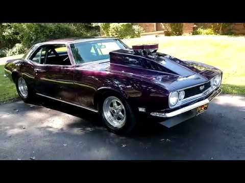 1968 PRO STREET CAMARO BLOWN - YouTube