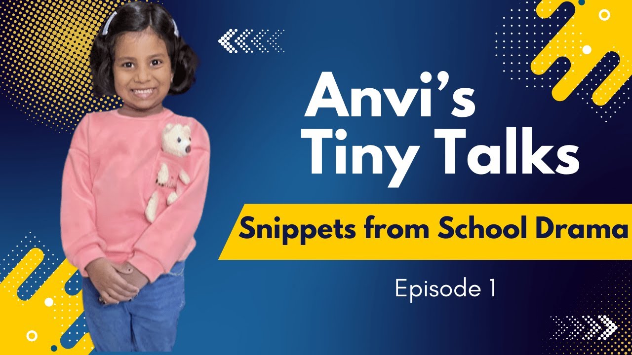 Anvi's Tiny Talks: Snippets from School Drama #publicspeaking #kids #growth #viralvideo - YouTube