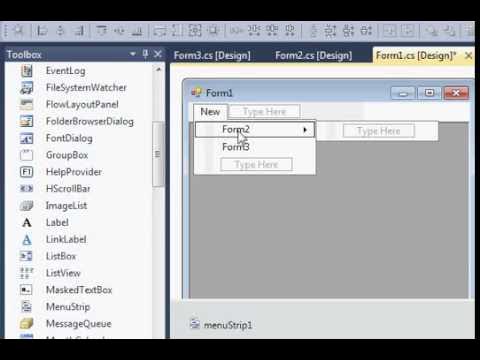 C# Tutorial 83 How to use Multiple Document Interface MDI in Windows Forms C# - YouTube