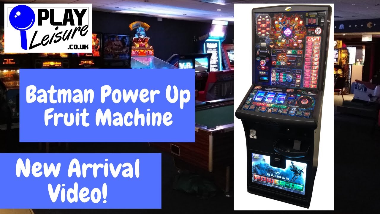 He's in the building... It's the STUNNING Batman Power Up Fruit Machine ...