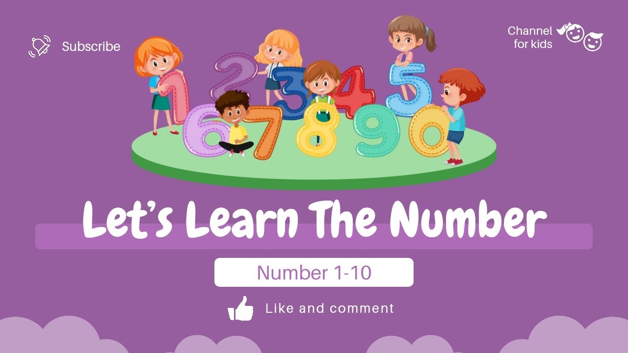Learn 1 to 10 Numbers | 1234 | 123 Number Names | 1234 Counting for ...