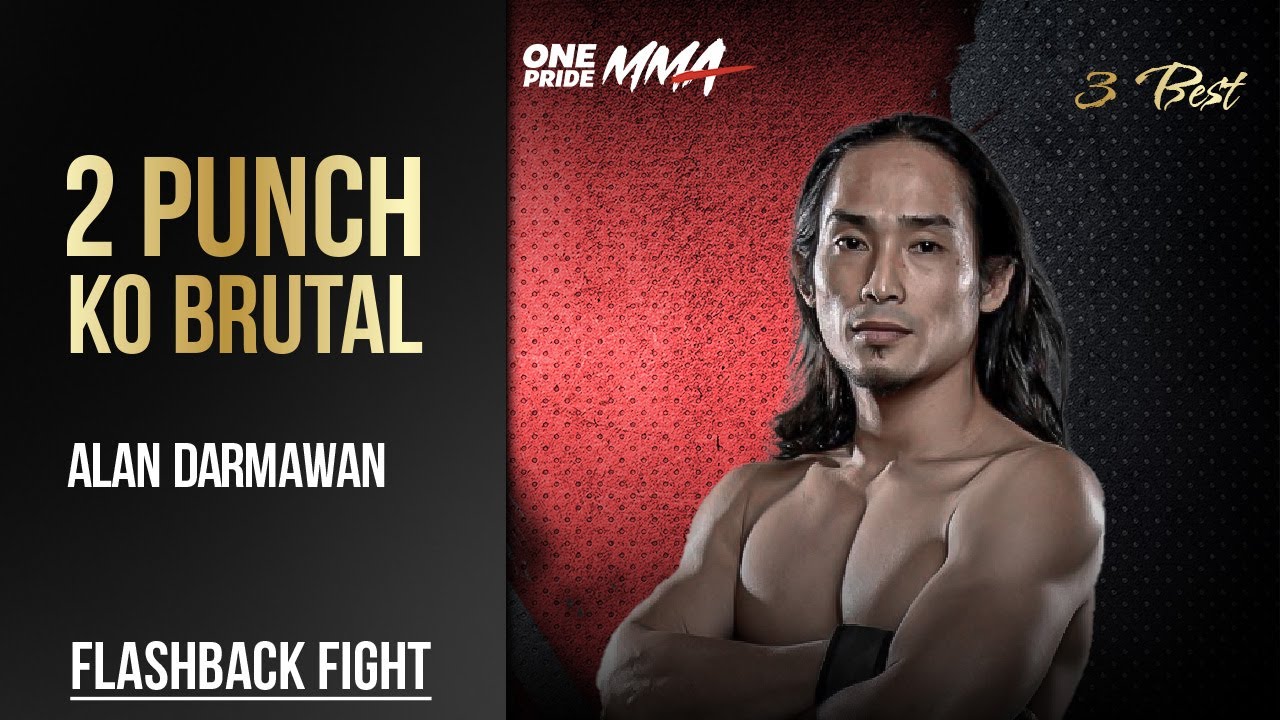 2 PUKULAN BRUTAL DARI ALAN DARMAWAN | ONE PRIDE MMA - YouTube