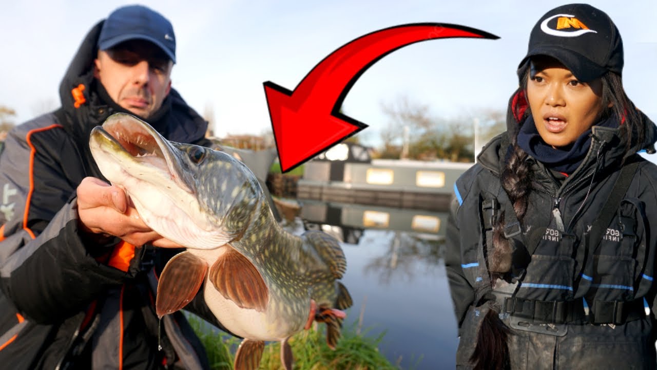 Fishing PIKE INFESTED waters with MAY POTTER - YouTube