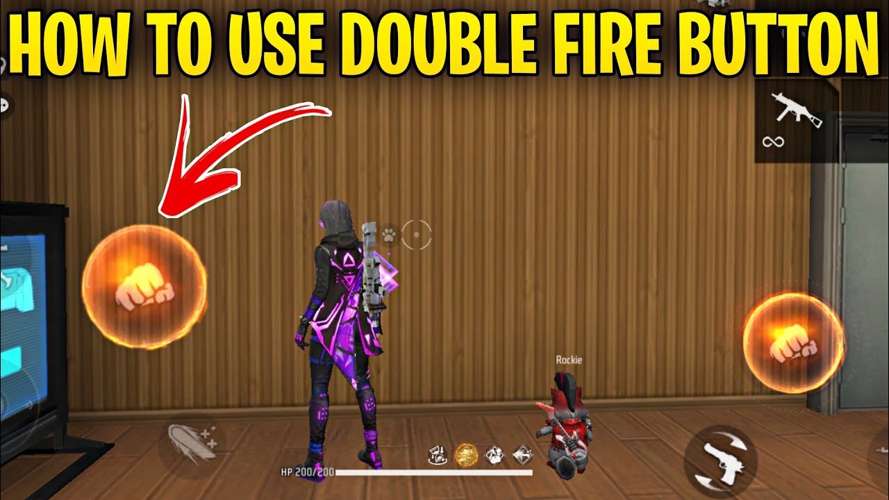 How To Use Double Fire Button In Free Fire | Double Fire Button Setting ...