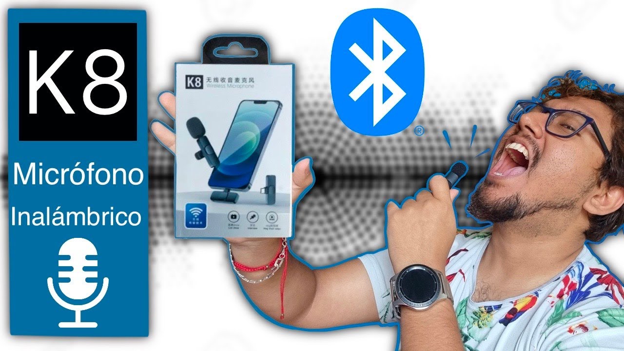 Review : K8 Micrófono Inalámbrico - YouTube