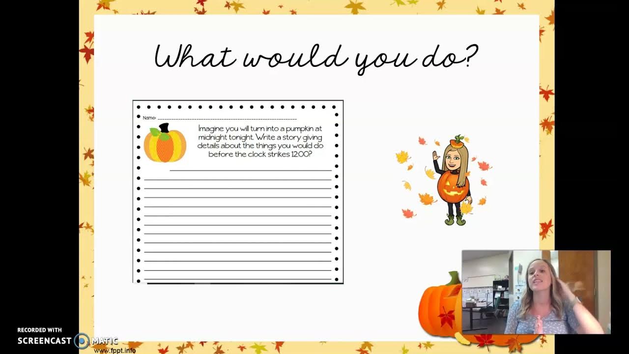 BEST Pumpkin Patch Writing - YouTube