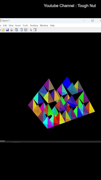 3D Sierpinski Triangle using MATLAB #chaos #triangle #3d #fractal #math ...
