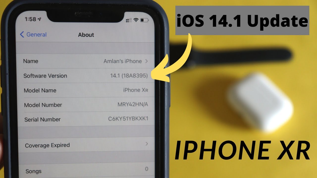 iOS 14.1 Update on iPhone XR ! - YouTube