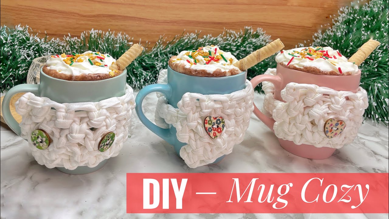 DIY MACRAME | Mug Cozy - YouTube