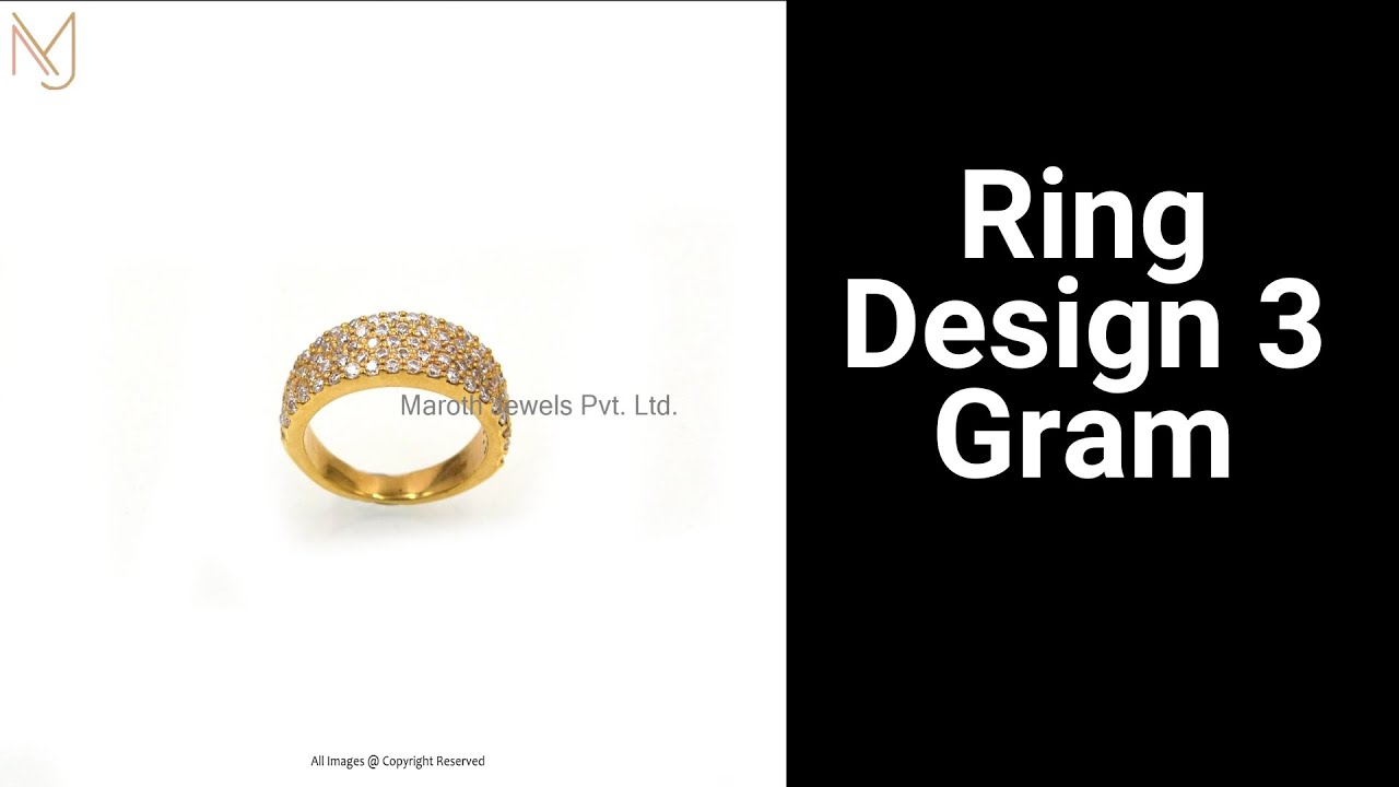 Ring Design 3 Gram - YouTube
