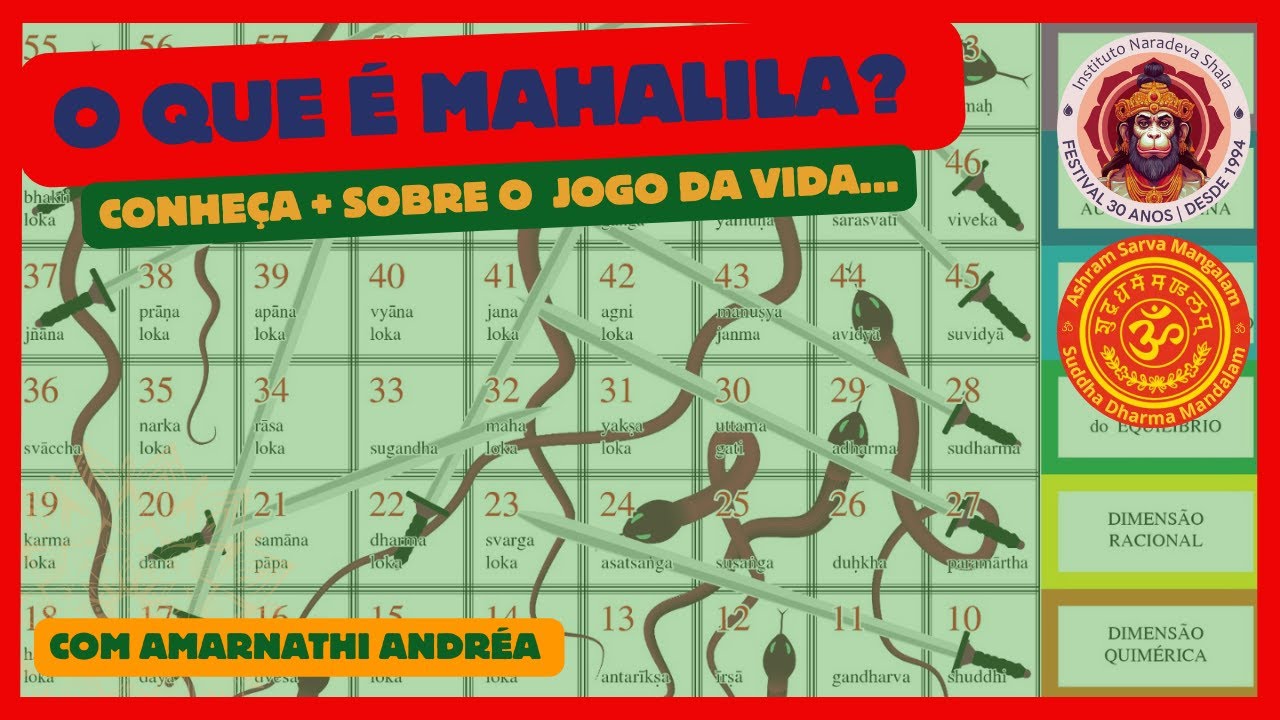 O que é MahaLila? - por Amarnathi Andréa (Shailendratanaya Amarnathi ...