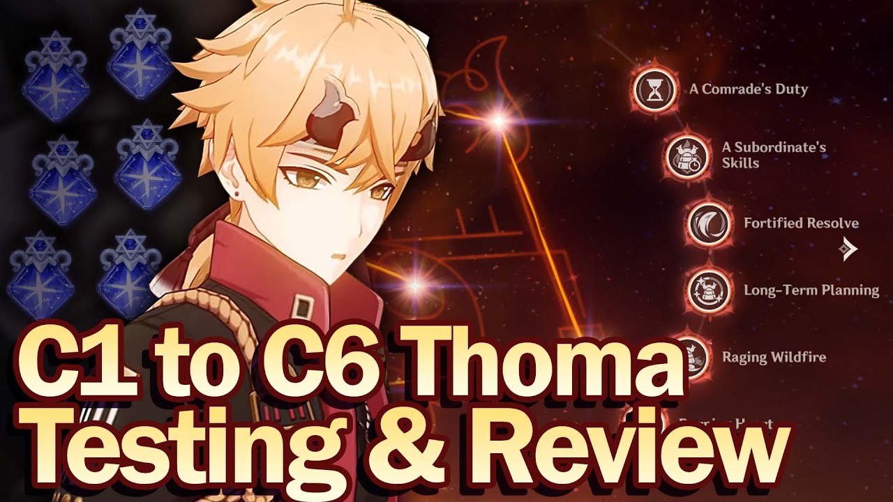 Constellations NEEDED? C1 - C6 THOMA Testing, Demo & Analysis | Genshin ...