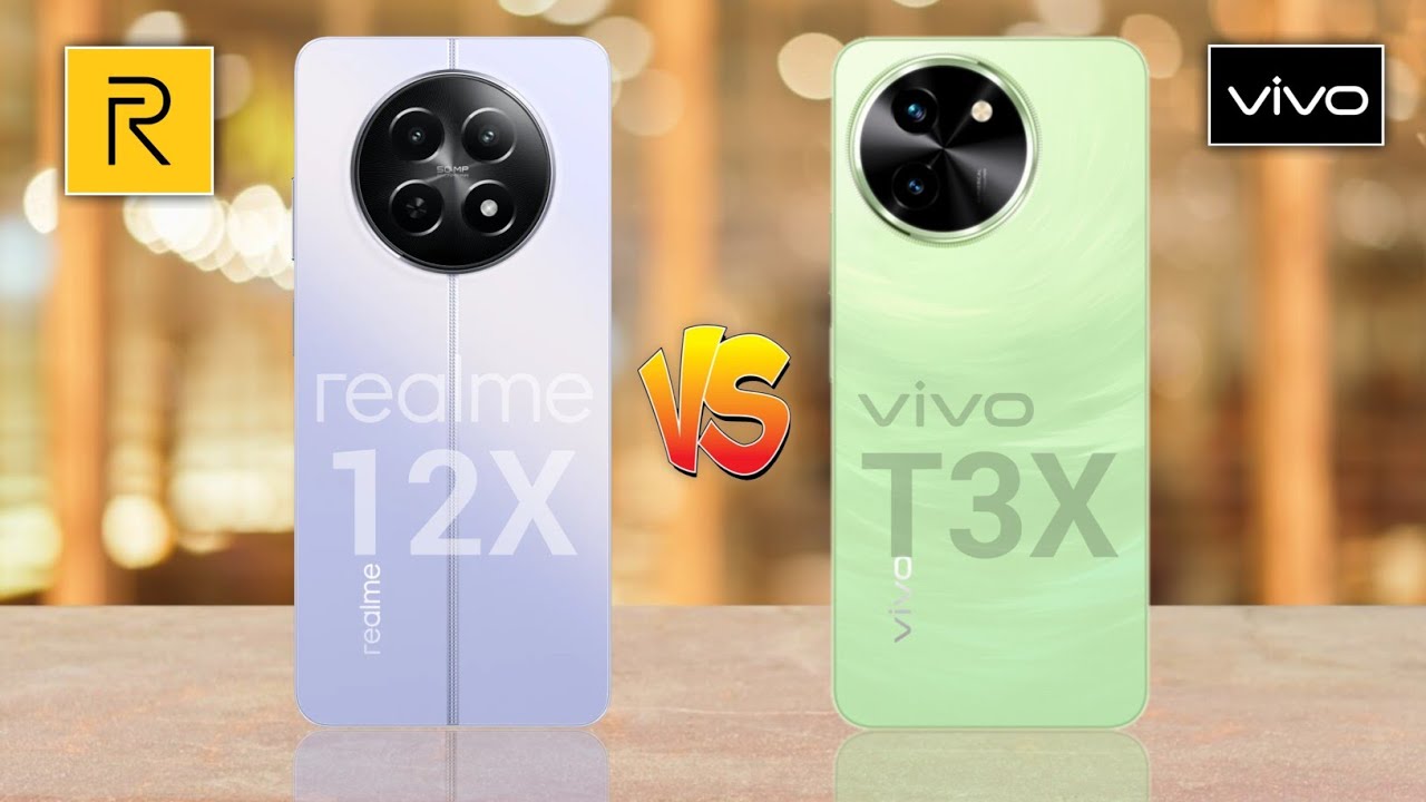 Realme 12X 5G Vs Vivo T3X 5G - YouTube