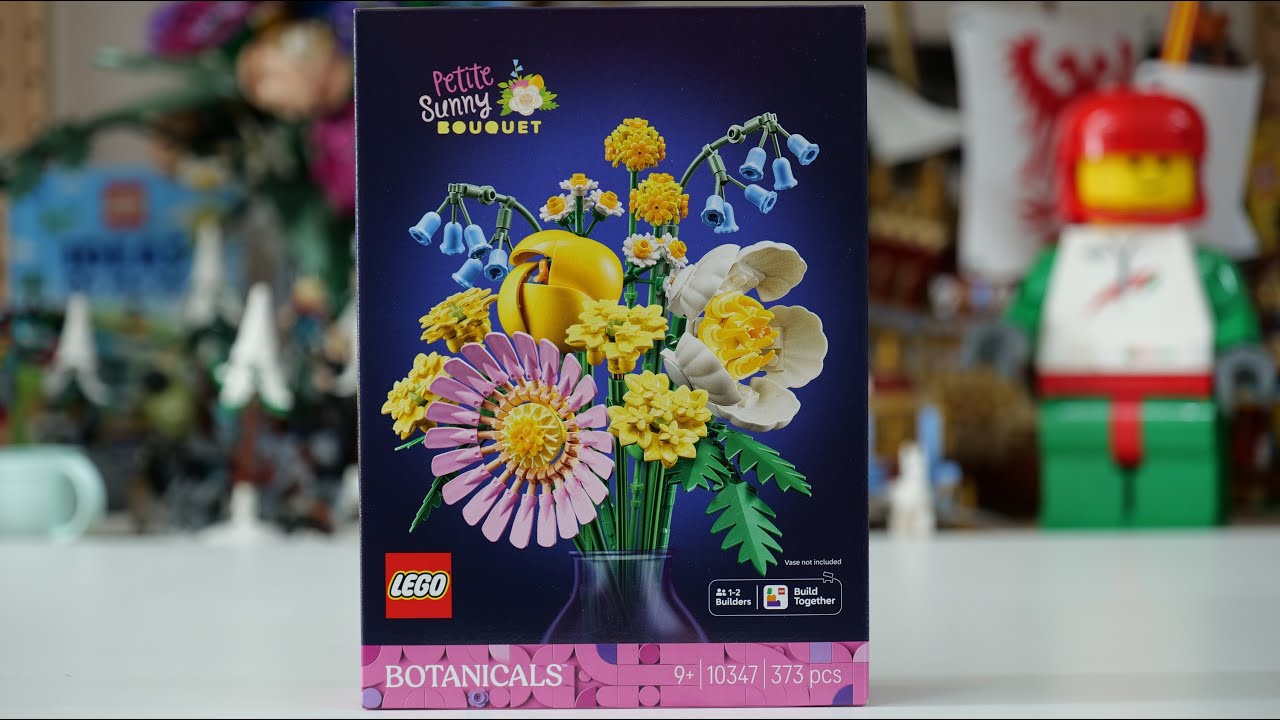 LEGO Botanicals 10347 Petite Sunny Bouquet Speed Build - YouTube