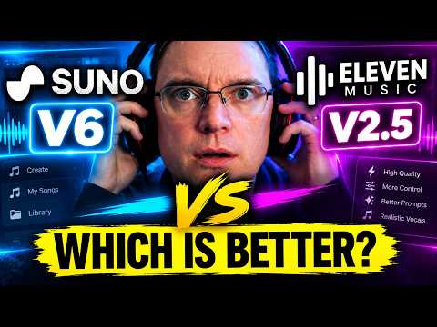 Suno V6 vs ElevenMusic 2.5 Head-to-Head in the Ultimate AI Music Battle