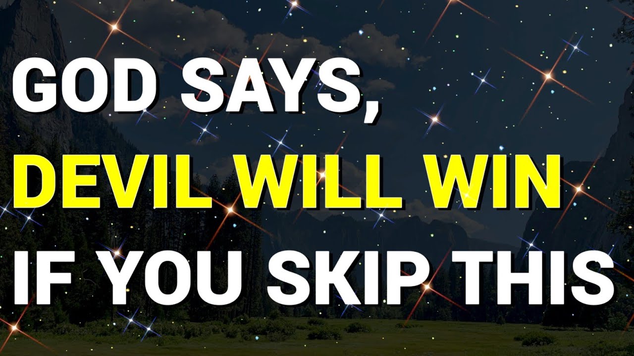 God Says:- DO NOT SKIP!!! | God's Love Letter - YouTube