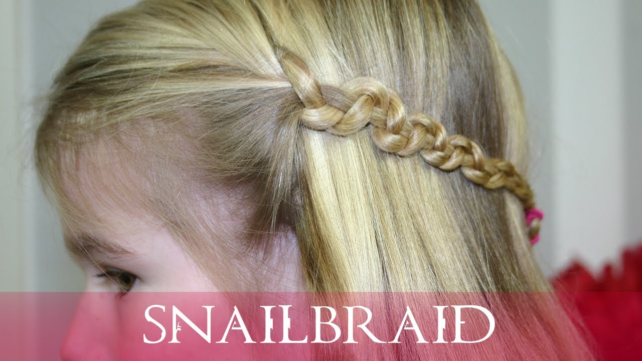 How to make a snail braid - YouTube