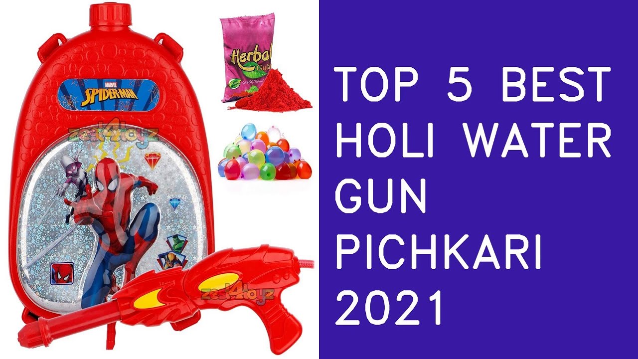 Top 5 Best Holi Water Gun Pichkari In 2021 India - YouTube