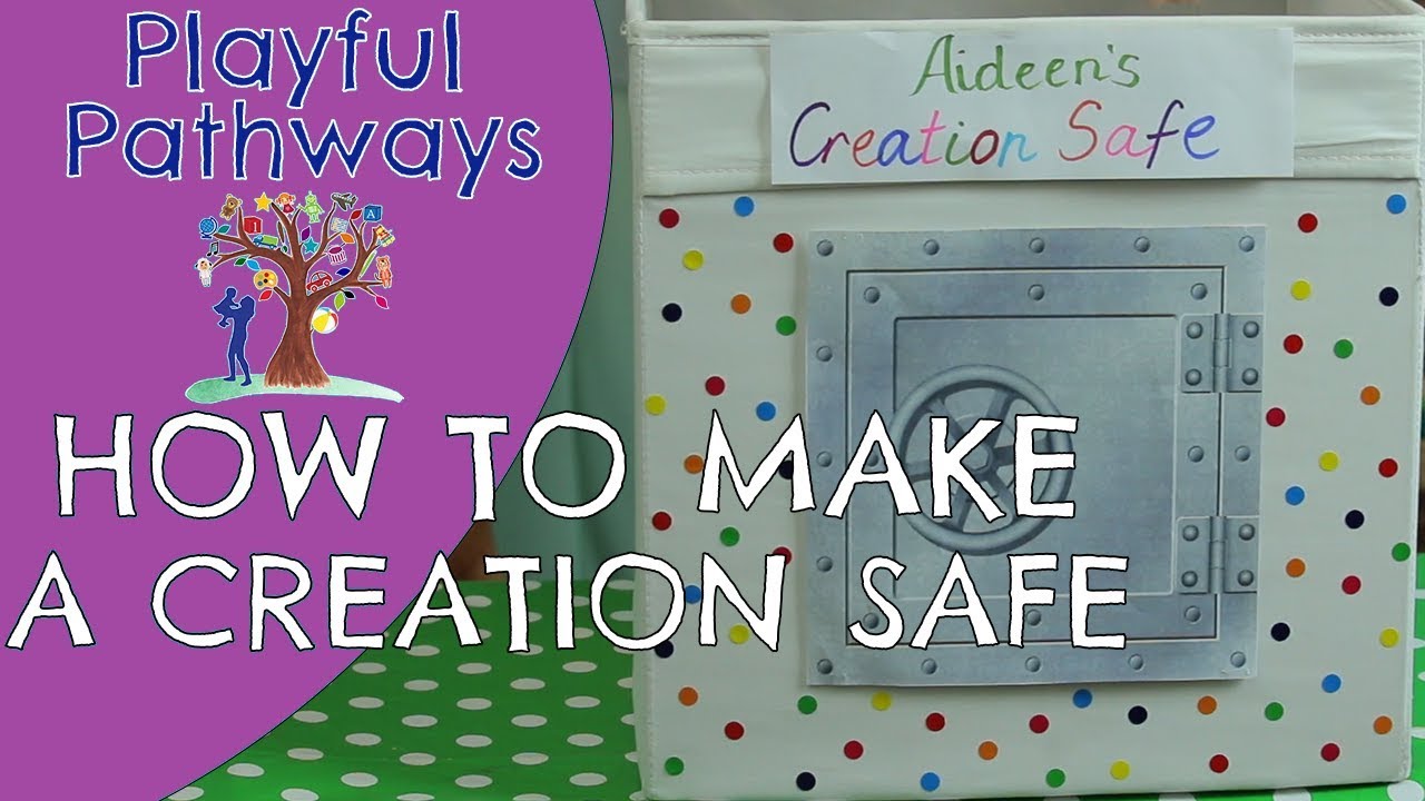 CREATION SAFE - How to make a storage place for children's artwork ...