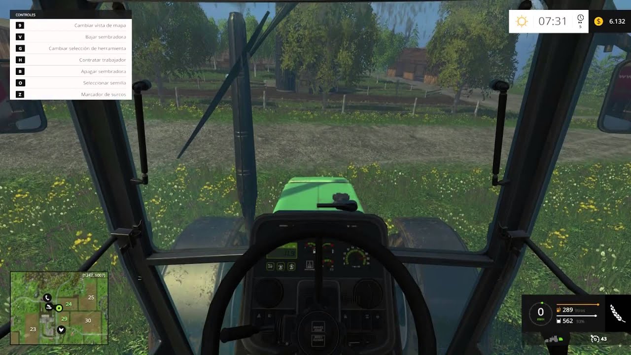 Farming Simulator 15 Gameplay Max Graphics - YouTube