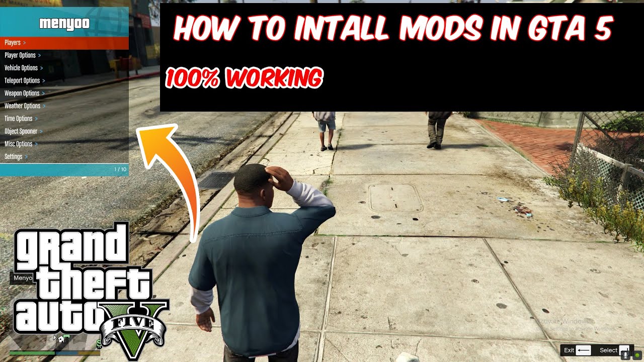 HOW TO INSTALL MODS IN GTA5 | 100% WORKING | BHANU GAMING - YouTube