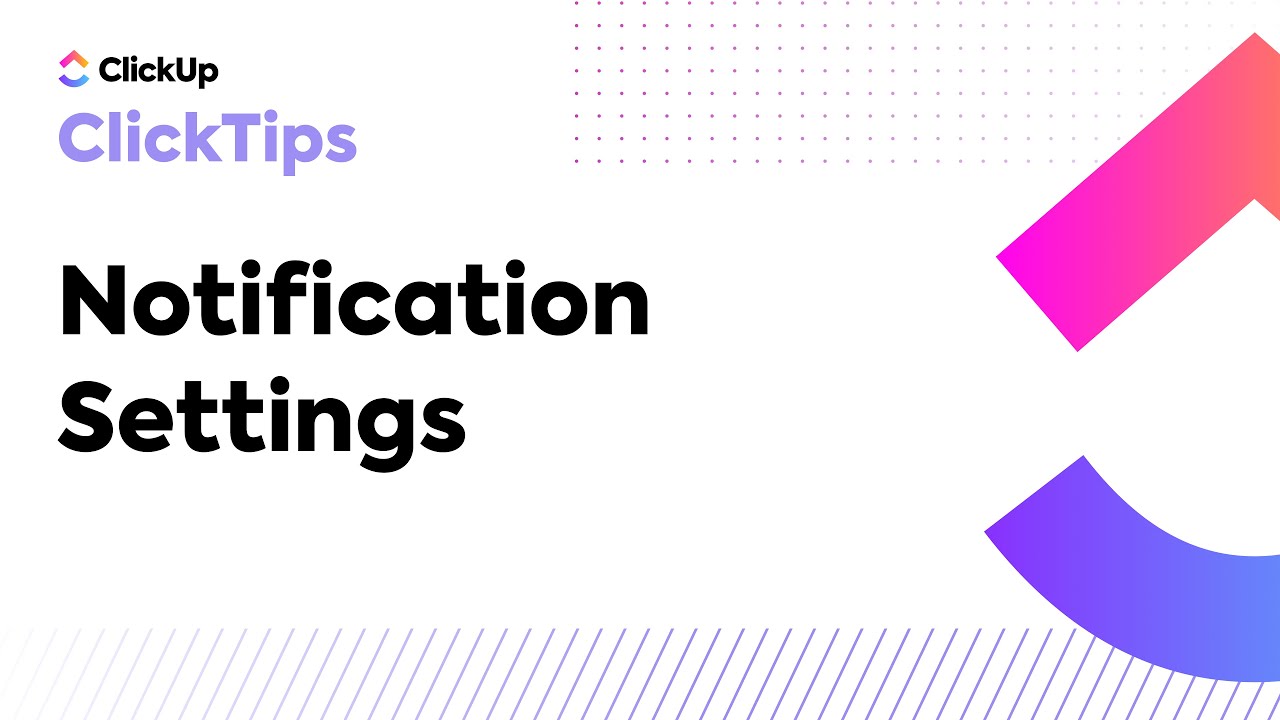 Notification Settings (ClickTips) - YouTube