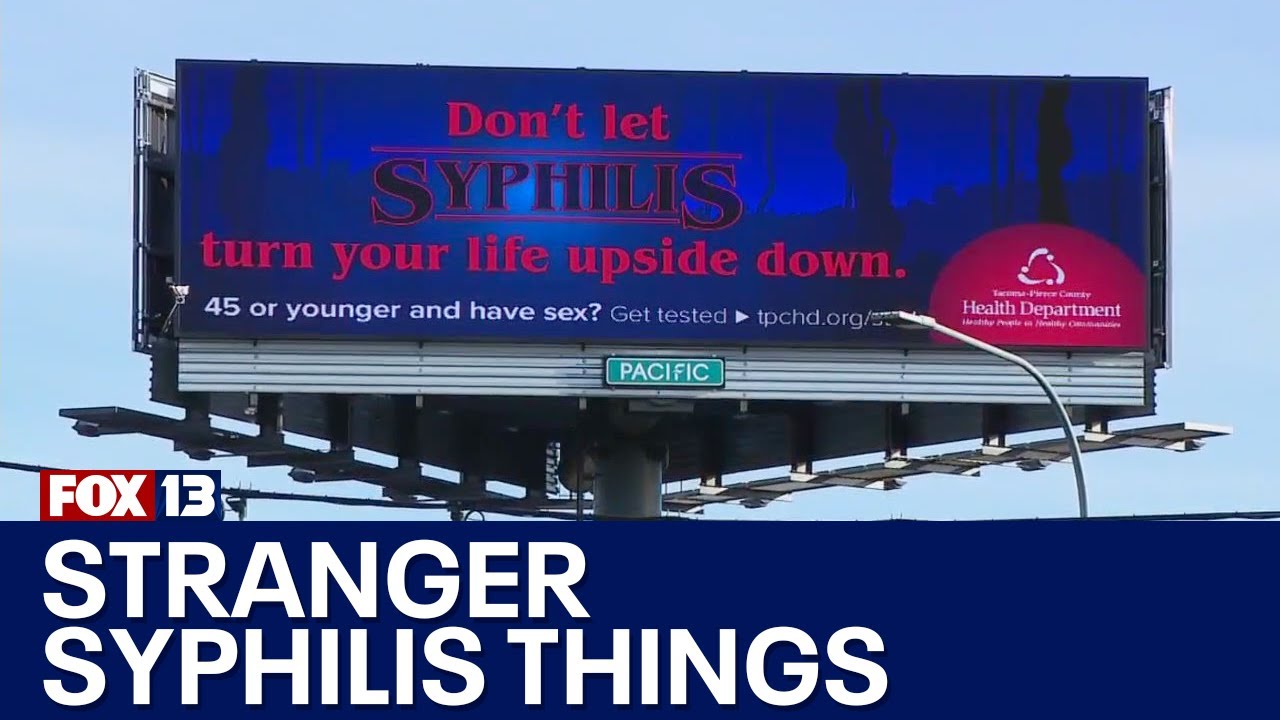 Billboard uses pop culture to educate about syphilis | FOX 13 Seattle ...