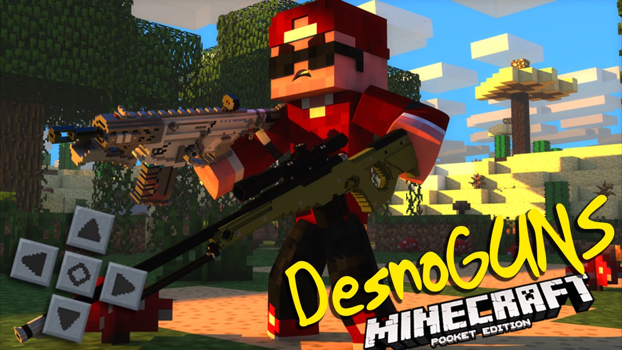 Minecraft PE - DESNOGUNS MOD - RPG, SNIPERS, PISTOLAS E MAIS ...