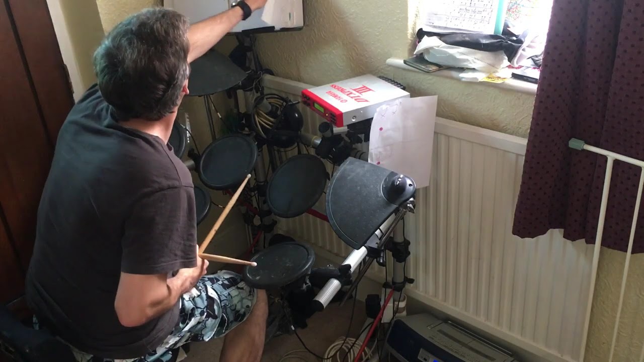 simple flam drum fill - YouTube