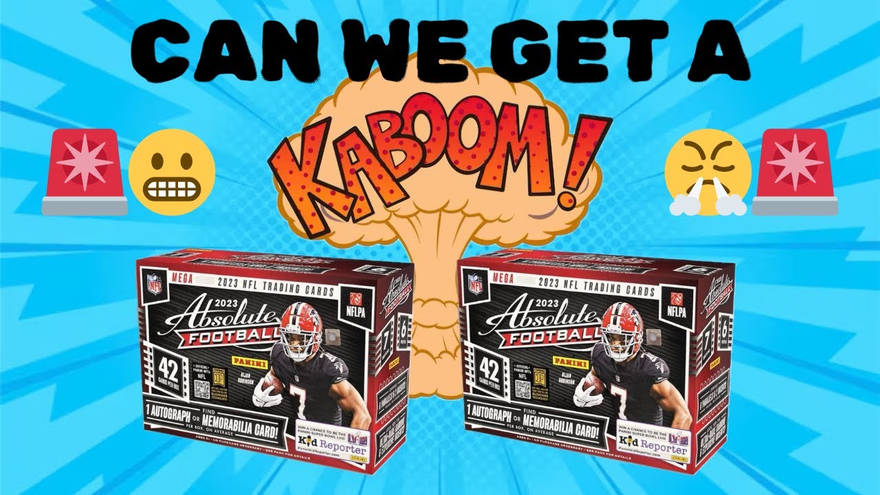 KABOOM HUNTING IN ABSOLUTE MEGA BOXES!!! 2023 ABSOLUTE FOOTBALL MEGA ...