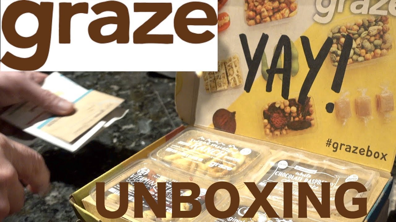 Graze.com Unboxing & Tasting YAY! Graze Box - YouTube