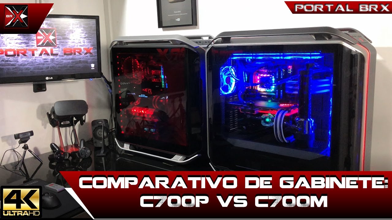 Comparativo de gabinete: C700P VS C700M - YouTube