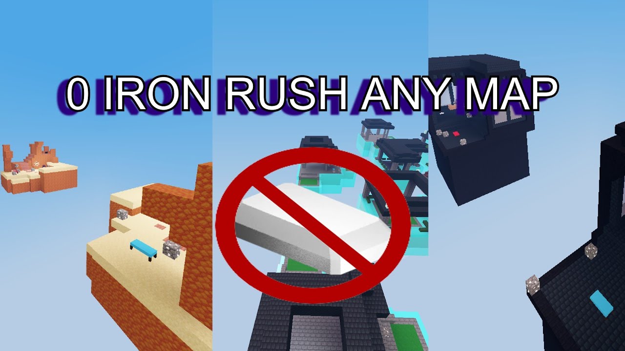YOU CAN NOW 0 IRON RUSH ANY MAP - YouTube