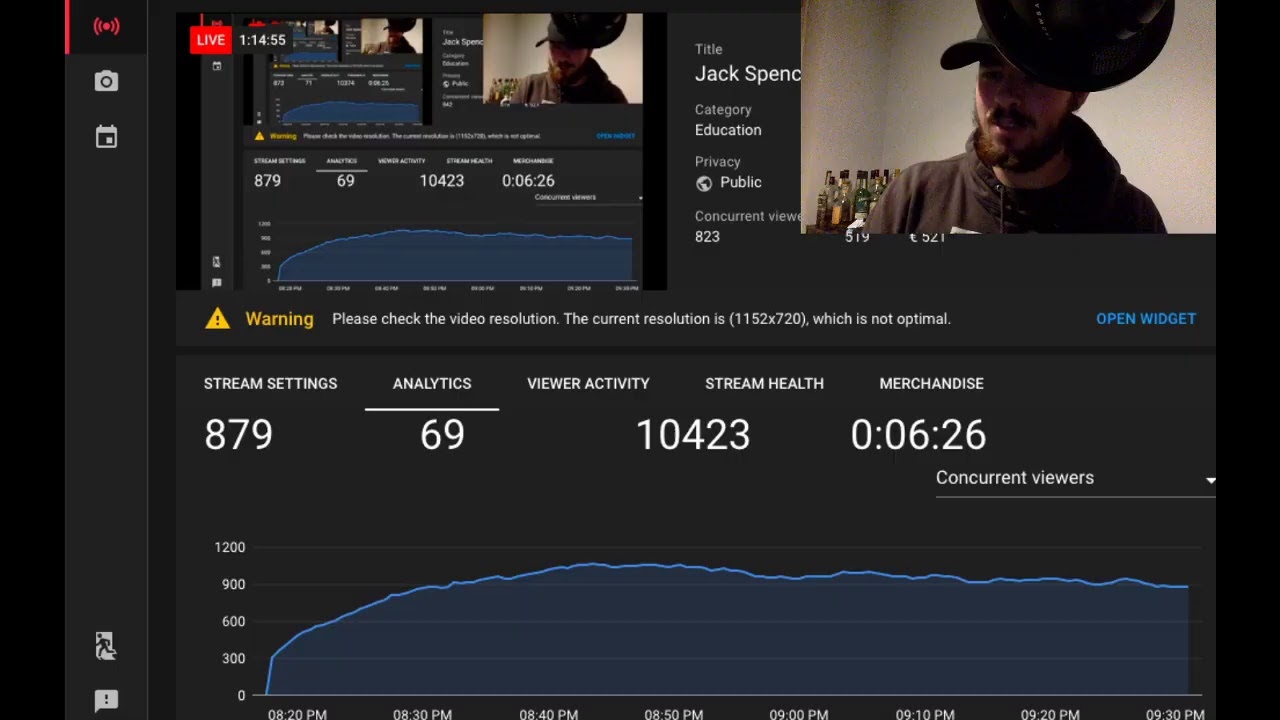 First Live Stream - YouTube