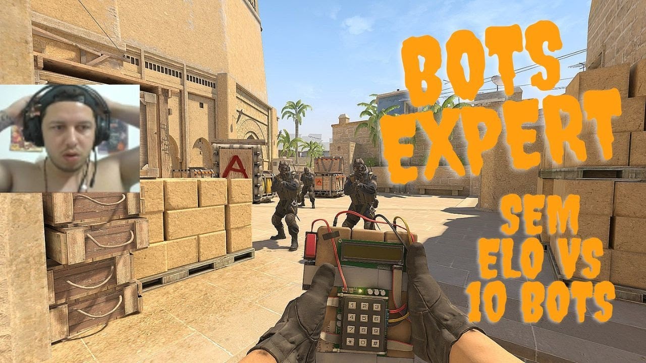 SEM ELO VS 10 BOT EXPERT CS2 ( DESAFIO DOS BOTS PRO PLAYER ) - YouTube