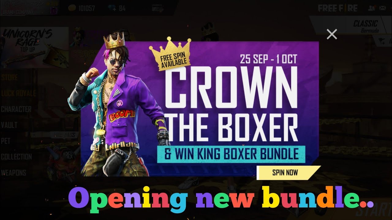 Crown the Boxer || Free fire🔥 new event || Garena free fire || INNOCENT ...