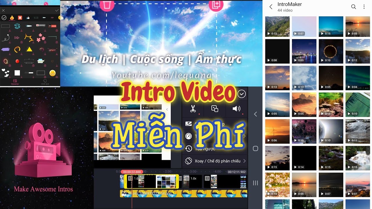 Cách làm Intro và Outro cho video Youtube Chuyên Nghiệp Đẹp và Cực Dễ ...