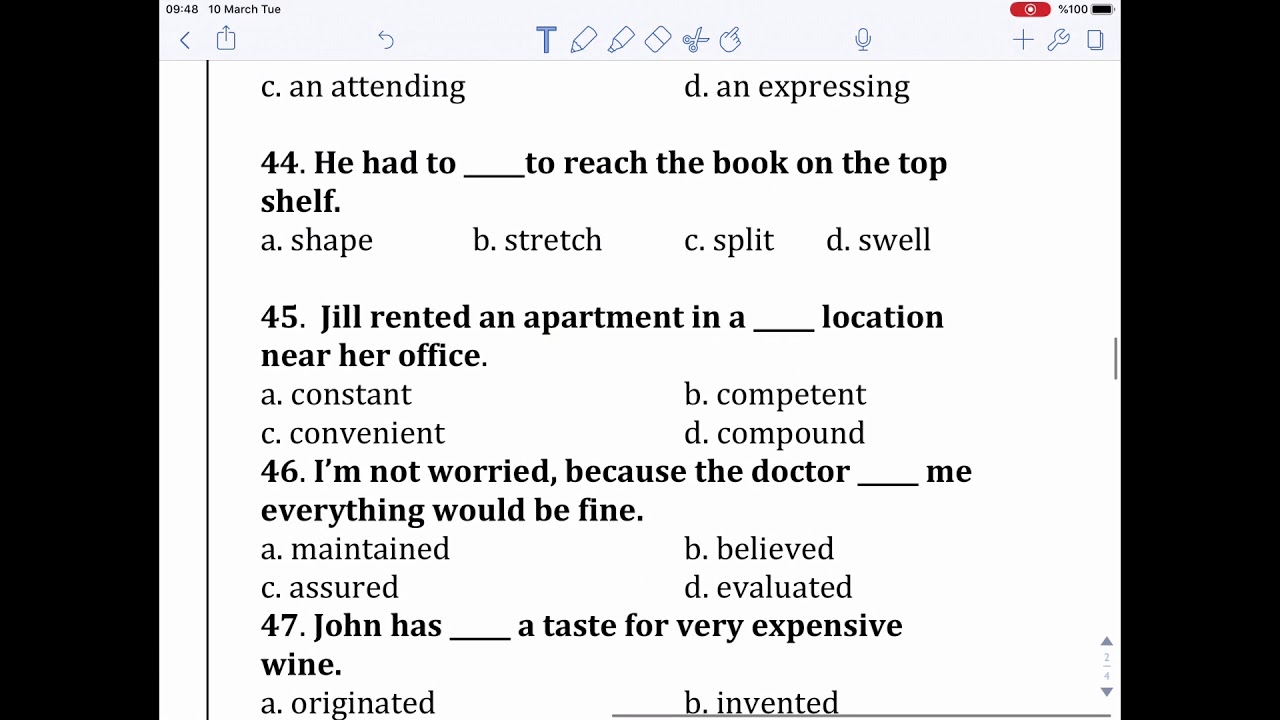 Erasmus English test Preparation Questions - Answering - YouTube