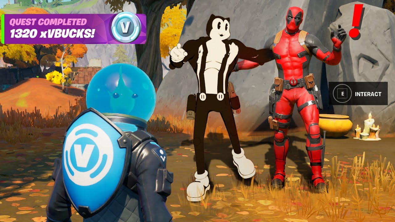 Fortnite Secret Boss Meowscles Deadpool Reward - YouTube