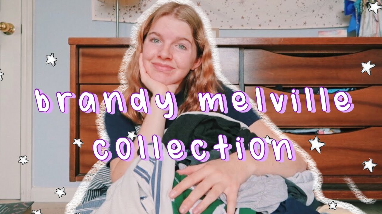 my HUGE brandy melville collection try on - YouTube