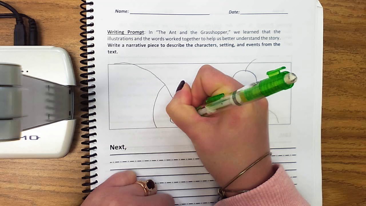 1st Grade Narrative Writing, Sketching the BME, The Ant and the ...