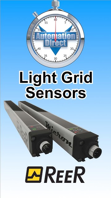 ReeR Light Grid Sensors from AutomationDirect - YouTube