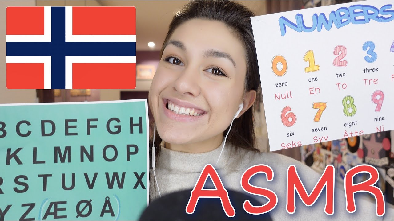 ASMR | Teaching you Norwegian🇳🇴 (Part 1) - YouTube