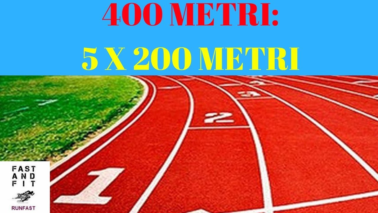 400 METRI: 5 x 200 Metri - ALLENAMENTO di POTENZA LATTACIDA - YouTube
