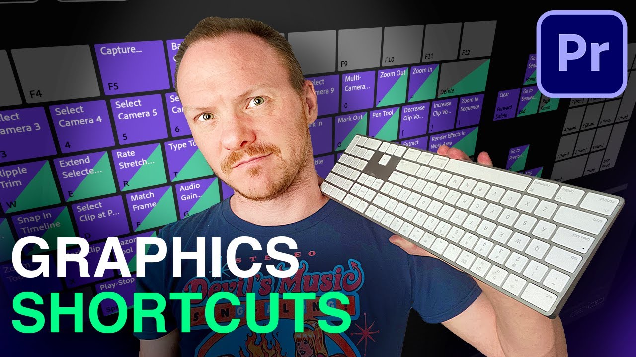 Essential Graphics keyboard shortcuts in Adobe Premiere Pro 2020 - YouTube
